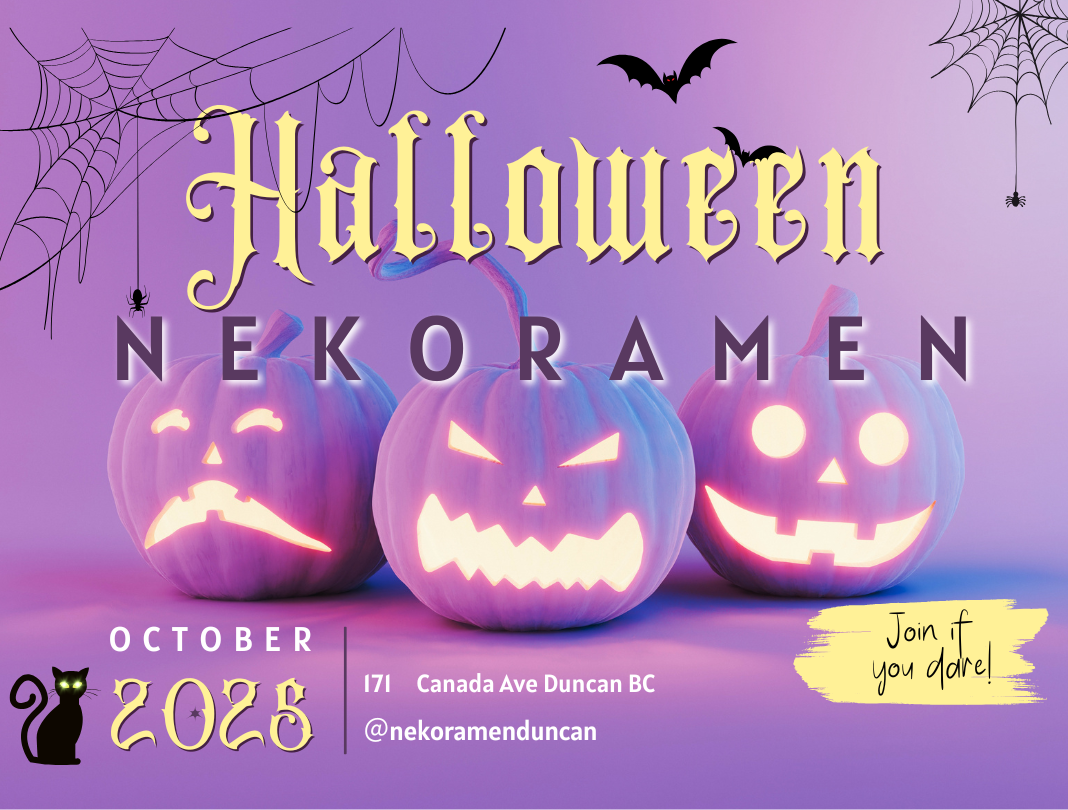 🎃 Neko Ramen’s Cute & Spooky Halloween is Coming! 🎃 - Neko Ramen